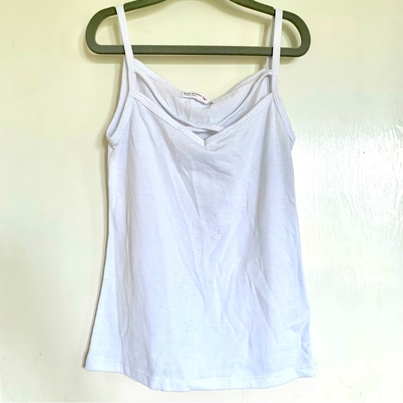Knitworks | Shirts & Tops | 6 White Crisscross Tank Top | Poshmark